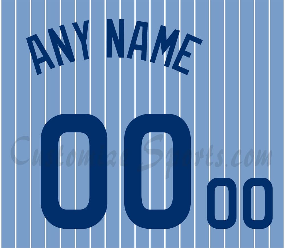 Baseball Chicago Cubs Customized Number Kit for 1979-1981 Road Jersey ...
