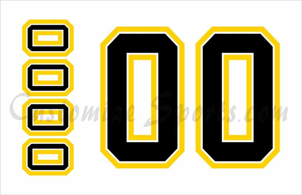 Boston Bruins Customized Number Kit for 1958-1967 Away Jersey ...