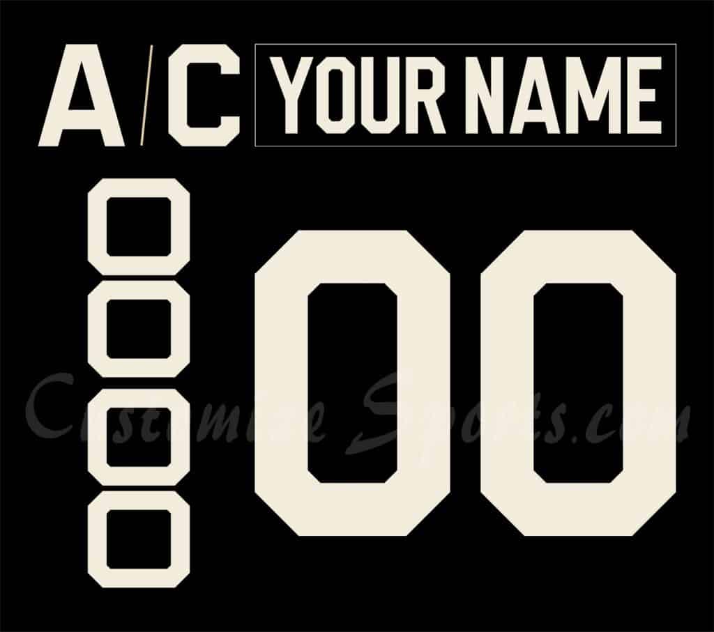 Boston Bruins Customized Number Kit For 2016 Winter Classic Jersey ...