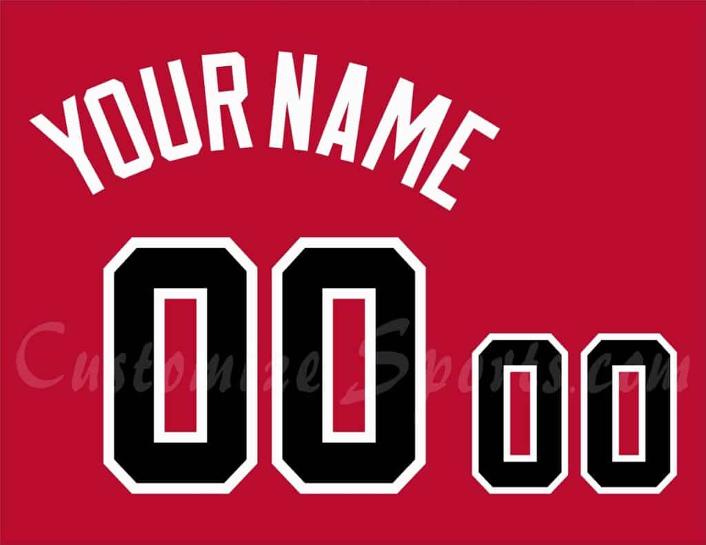 Basketball Chicago Bulls Customized Number Kit for 1985-1989 Away ...