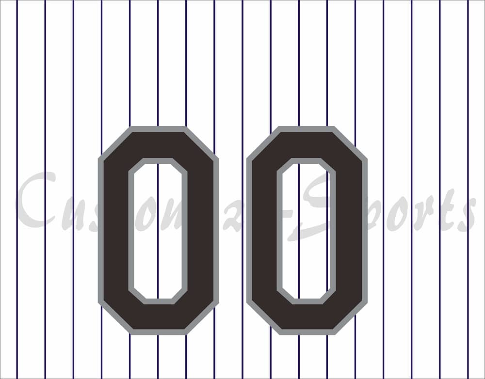 Baseball Colorado Rockies Customized Number Kit for 1993 Home Jersey ...