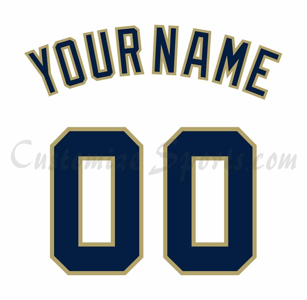 Baseball San Diego Padres Customized Number Kit for 2012-2015 Home ...