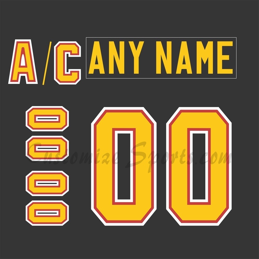 Vancouver Canucks Customized Number Kit For 1989-1992 Away Jersey ...