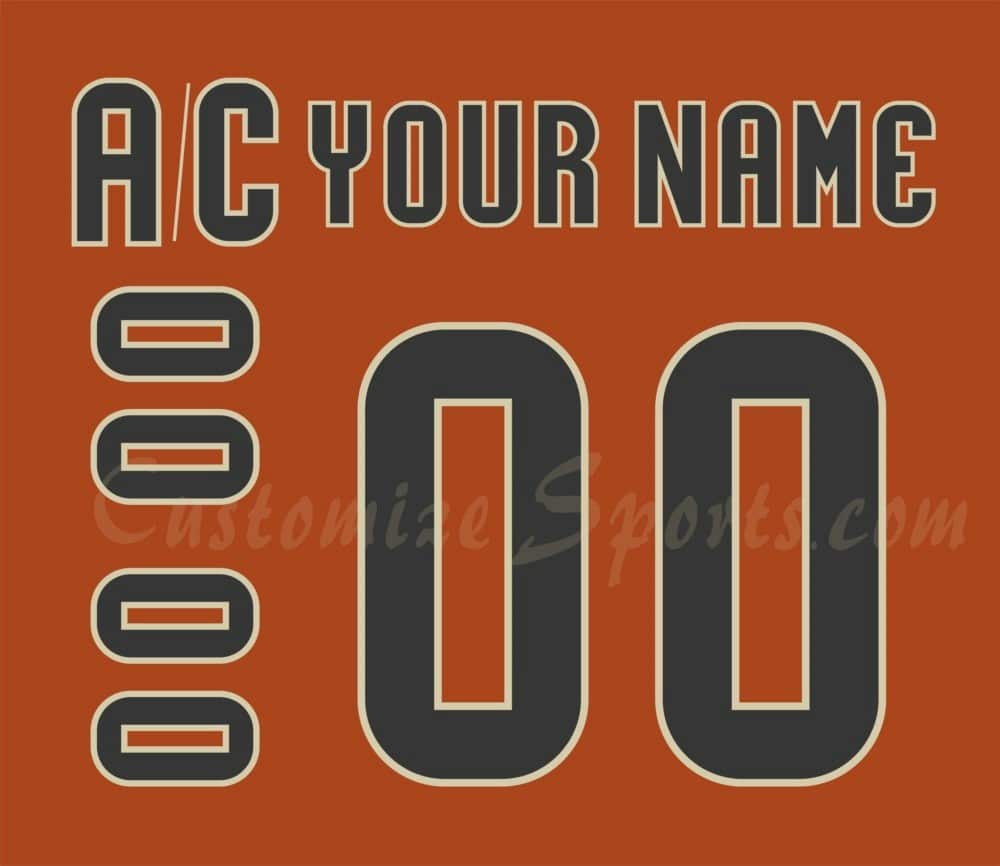 Arizona Coyotes Customized Number Kit for 2022 Reverse Retro Jersey ...