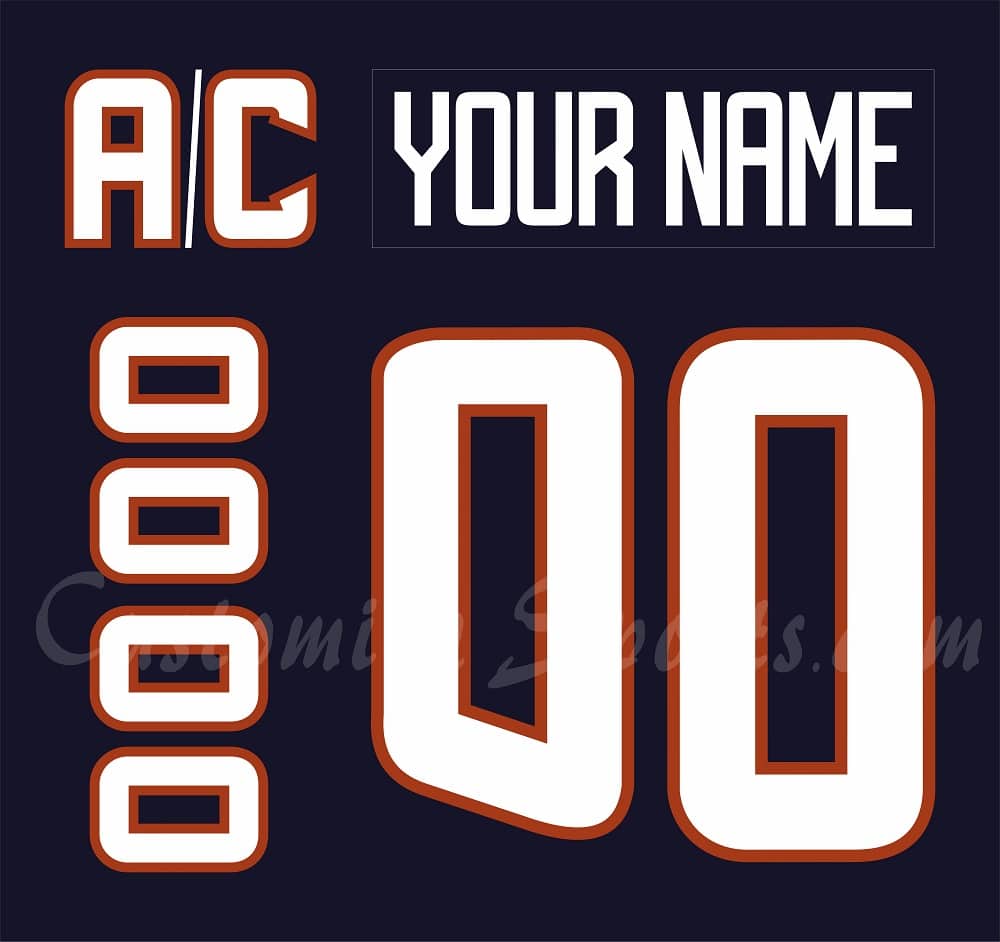 New York Islanders Customized Number Kit For 2022 Reverse Retro Jersey ...