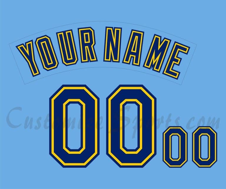 Baseball Seattle Mariners Customized Number Kit for 1981 Road Jersey ...