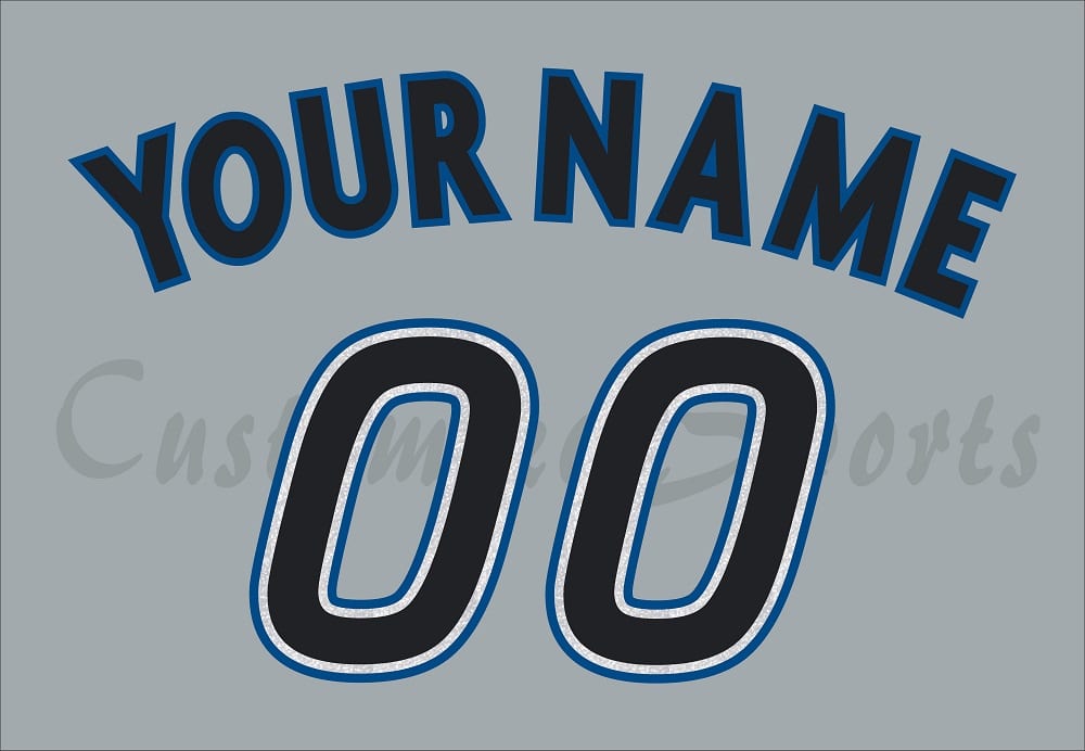 Baseball Toronto Blue Jays Customized Number Kit for 2004-2007 Road ...