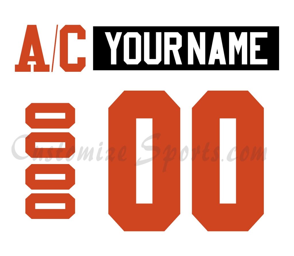 Philadelphia Flyers Customized Number Kit For 2024 Stadium Series ...