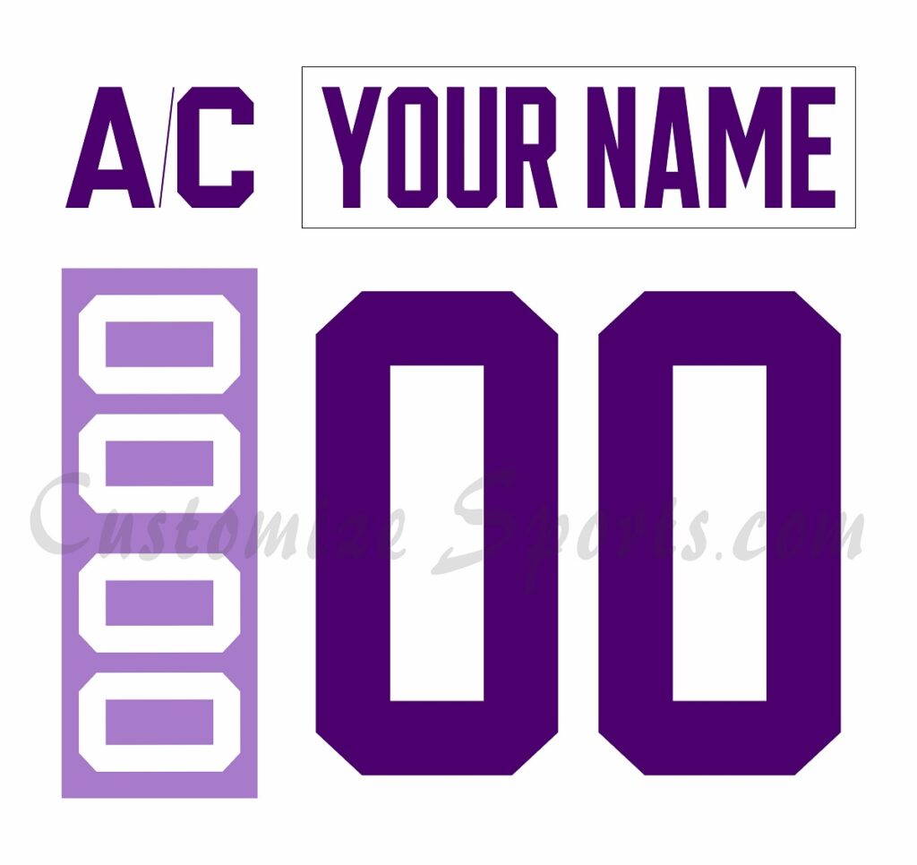 Edmonton Oilers Customized Number Kit For 2021-2022 HFC Jersey ...