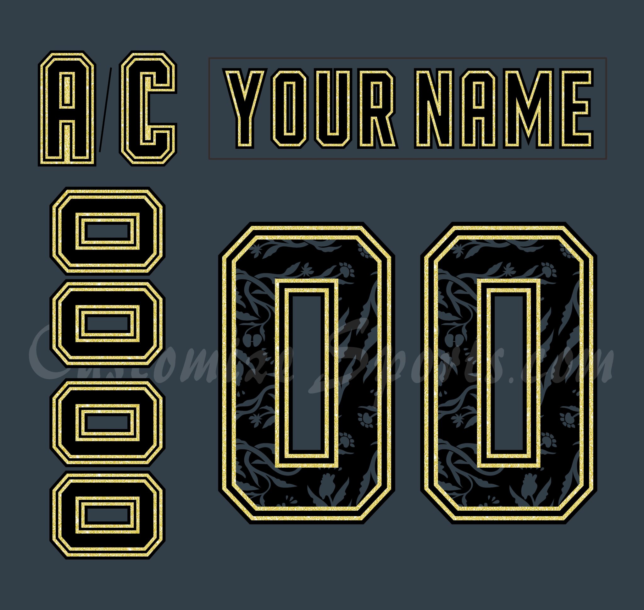 Vegas Golden Knights Customized Number Kit For 2025 Donate Life Knight ...